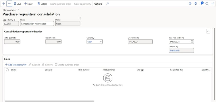 Dynamics 365 Purchase Requisition Consolidation for Increased Cost ...
