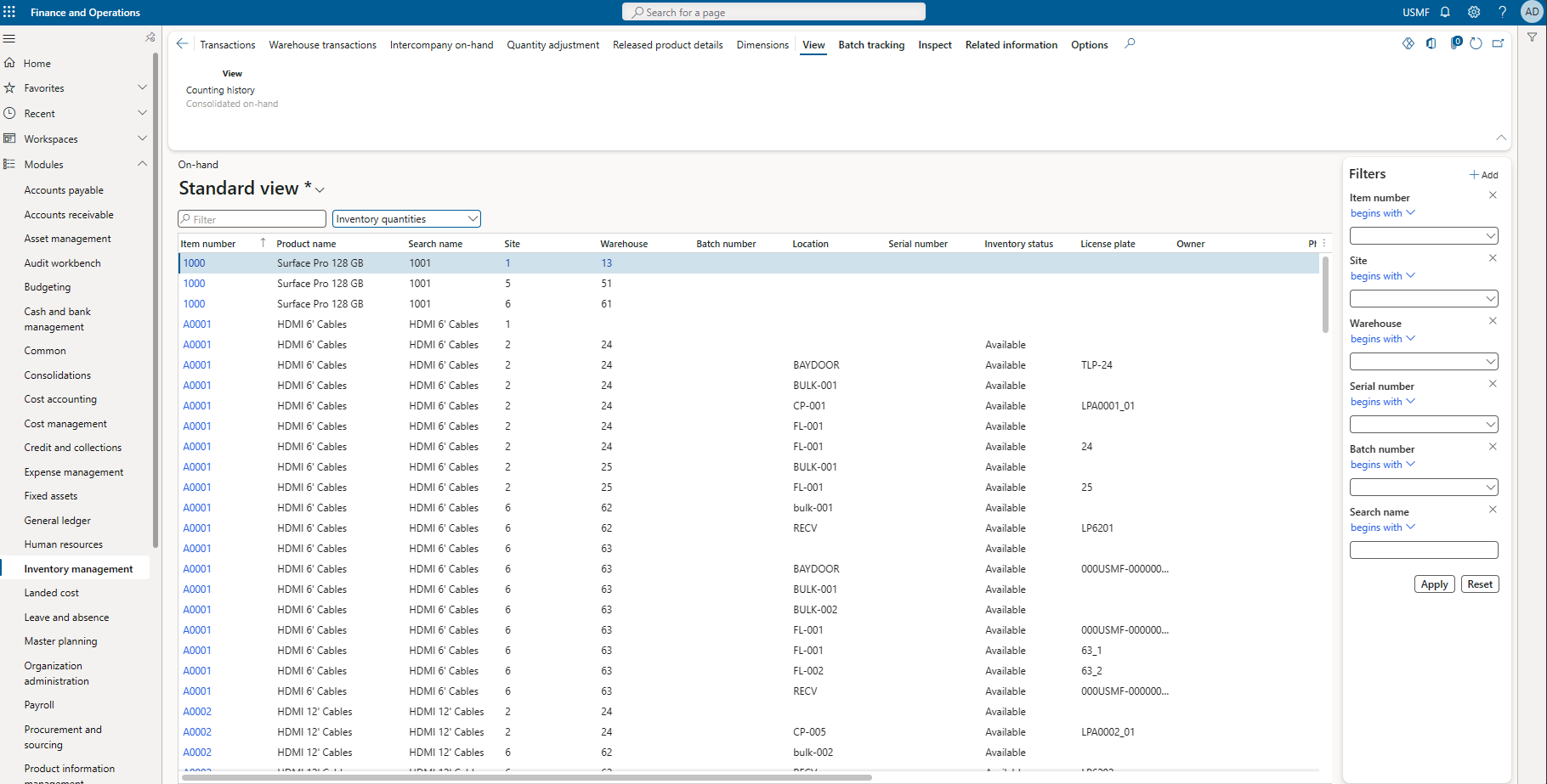 Efficient Site Relocation in Microsoft Dynamics 365 Inventory